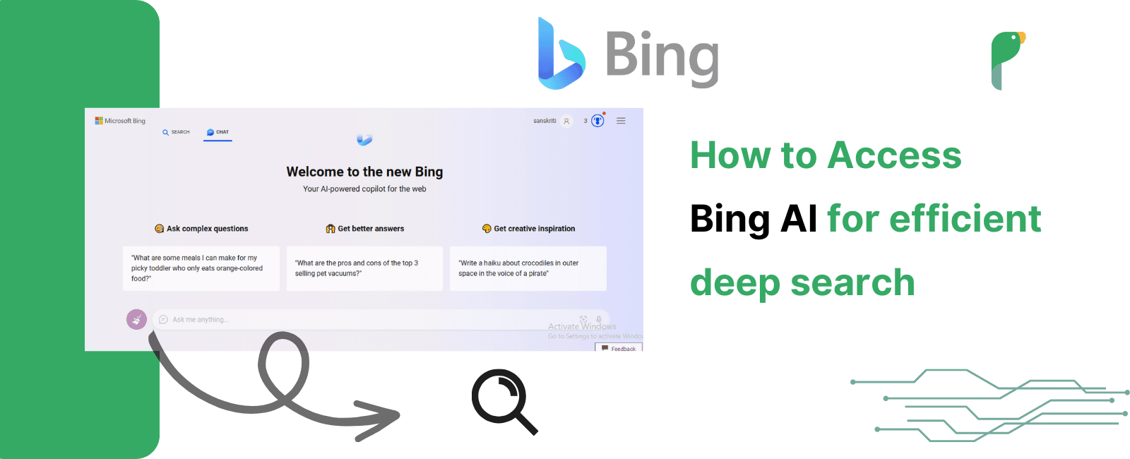 How to Access Bing AI for efficient deep search